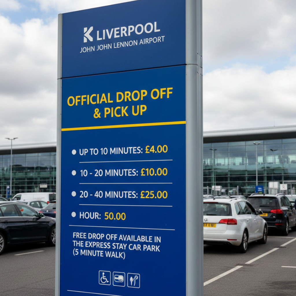 Liverpool Airport Parking Drop Off Cost | Charges & Rules